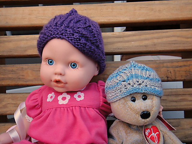 Ravelry: Twisted Stitch Baby Hat pattern by Janice M. Hamby
