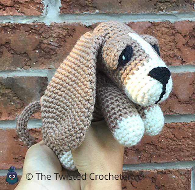Ravelry: Basset Hound Puppy pattern by The Twisted Crocheter