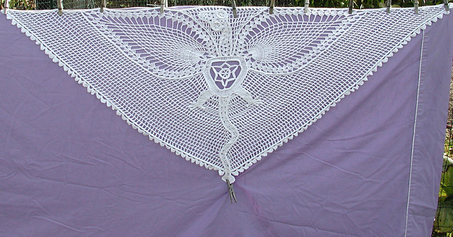 Ravelry: Dragon Shawl pattern by Spider Mambo
