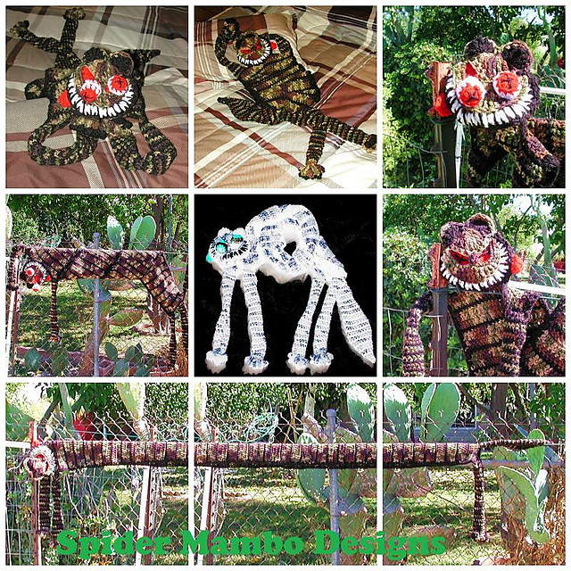 Ravelry: Flat Cat Zombie Scarf pattern by Spider Mambo