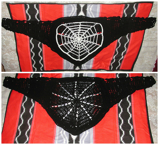 Ravelry: Spiderweb Swancho pattern by Spider Mambo