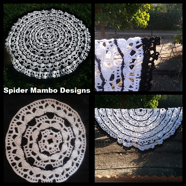 Ravelry: Wikked Skull Mandala Banket pattern by Spider Mambo