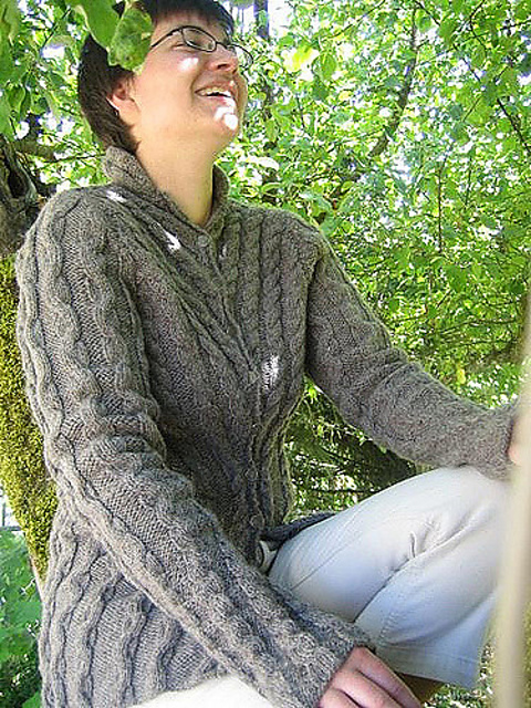 Ravelry: Cabled Riding Jacket pattern by Teva Durham