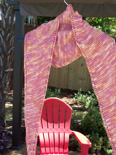 Ravelry: txtaurus' Simple Sideways Triangle Scarf
