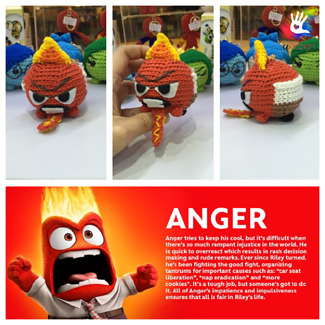 Ravelry: Anger Tsum Tsum pattern by Ervinna Lee