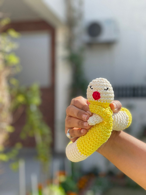 Ravelry: Beady Wriggler Toy pattern by Kavita Goel