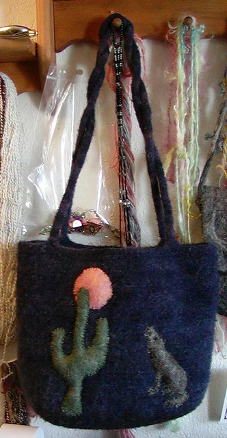 Ravelry: Blue Felted Bag pattern by Withers Wool and Farm