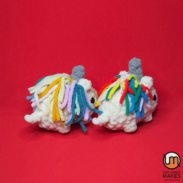 Ravelry: Baby Potato Unicorn pattern by Unplanned Makes