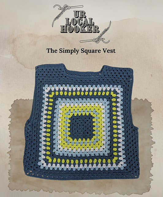 Ravelry: Simply Square Vest pattern by Rachel Brockwell