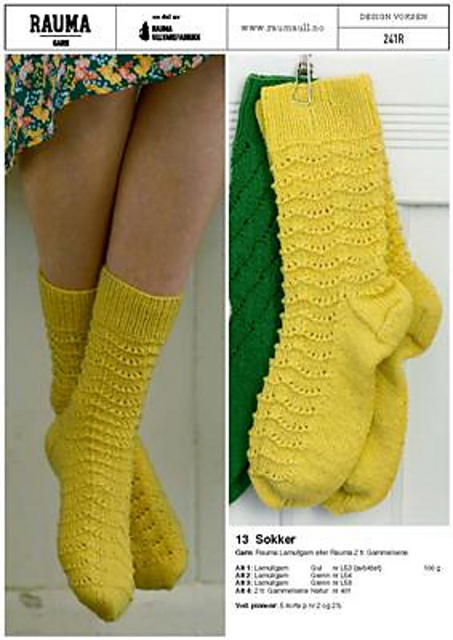 Ravelry: 13 Sokker pattern by Rauma Designs
