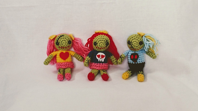 Ravelry: zombie girls pattern by hanako yamada