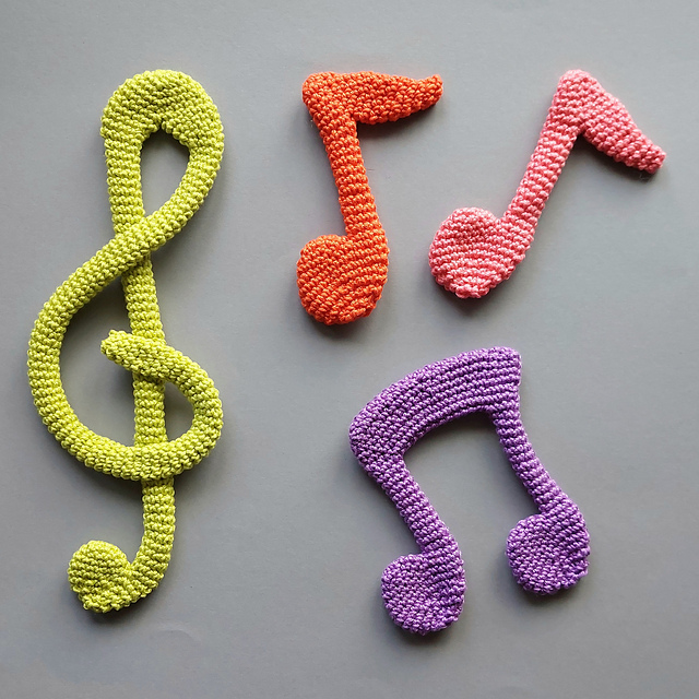 Ravelry: Music notes pattern by Diana Limpens