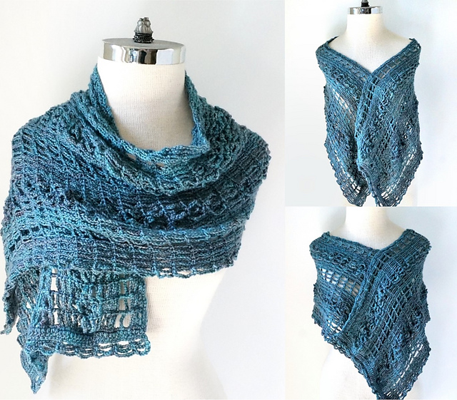 Ravelry: Contemporary Essence Shawl pattern by Valerie Baber