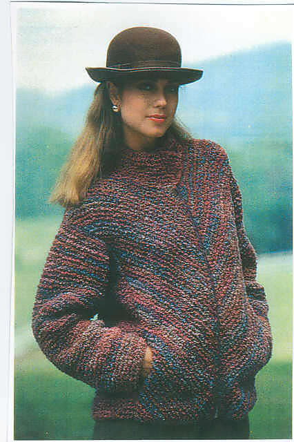 Ravelry: Diagonal Jacket with Optional Side Panels pattern by Valentina ...