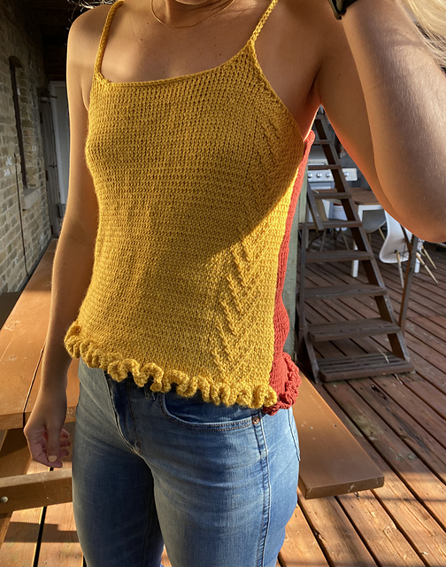 Ravelry: Rosemary tank pattern by Val Bauman
