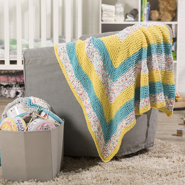 Ravelry: Mitered Square Blanket pattern by Premier Yarns Design Team