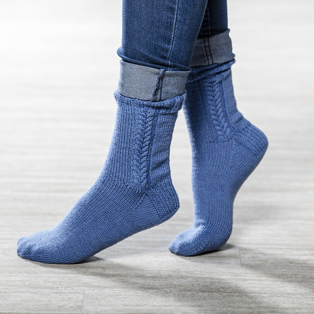 Ravelry: Cabled Socks pattern by Premier Yarns Design Team
