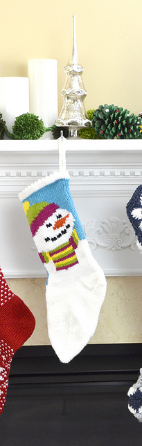 Ravelry: Snowman Stocking pattern by Premier Yarns Design Team