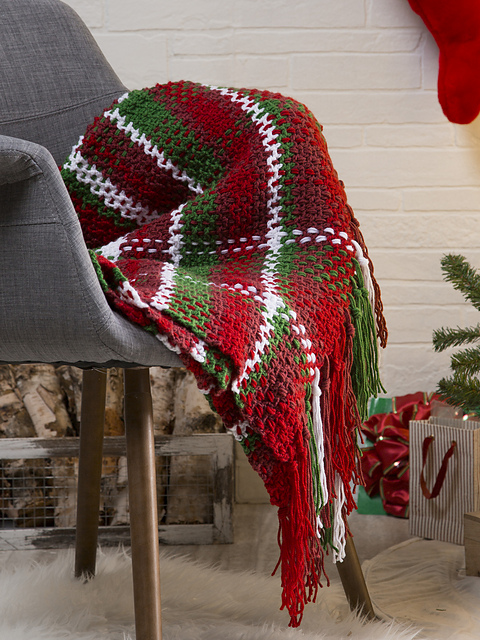 Ravelry: Woven Plaid Throw pattern by Premier Yarns Design Team