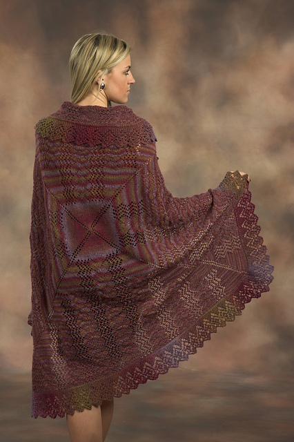 Ravelry: Square Lace Shawl pattern by Plymouth Yarn Design Studio