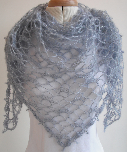 Ravelry: Angel Wisp Shawl pattern by Agrarian Artisan