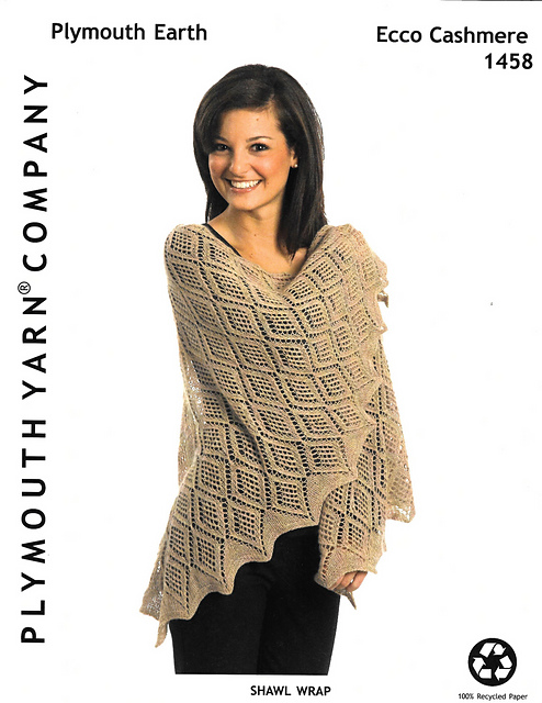 Ravelry: 1458 shawl pattern by Plymouth Yarn Design Studio