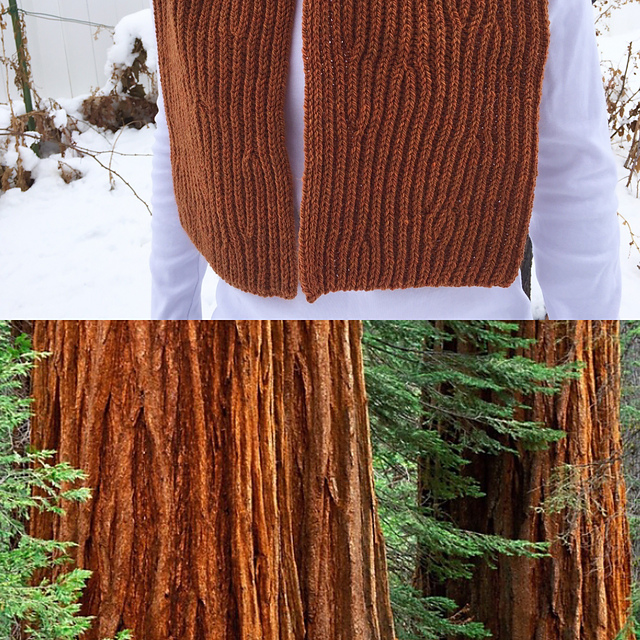 Ravelry: Redwood Scarf pattern by Virginia Catherall