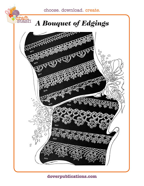 Ravelry: A Bouquet of Edgings pattern by American Thread Company