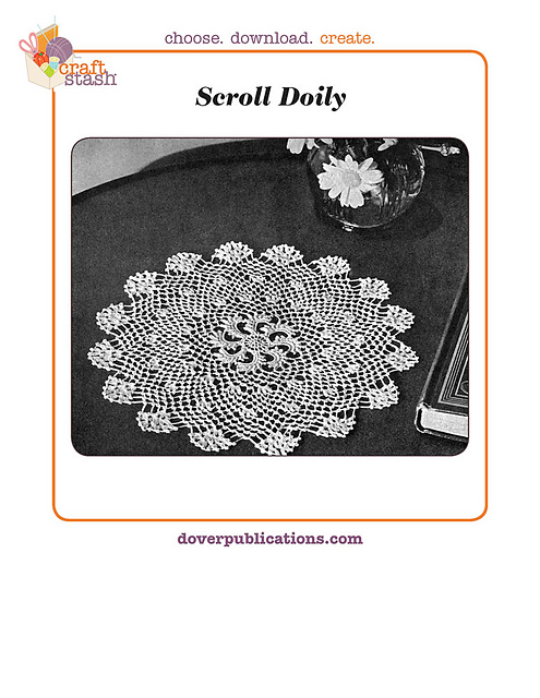 Ravelry: Scroll Doily pattern by American Thread Company