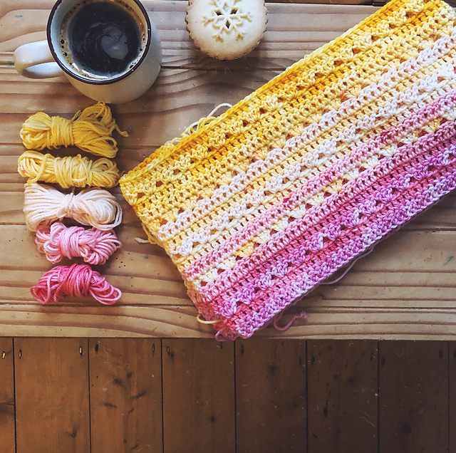 Ravelry: Ombre Blanket pattern by Vicki Brown