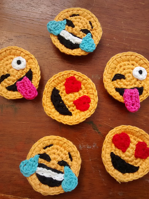 Ravelry: Emojis pattern by Victoria Stott