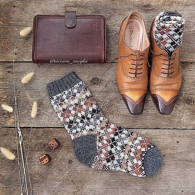 Ravelry: vikkyzm's Argyle socks