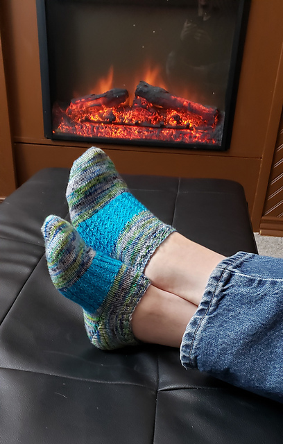 Ravelry: Cozy Expectation Socks pattern by Over the Moon Yarn