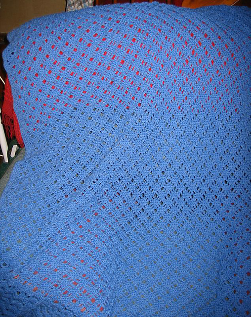 Ravelry: Spider Lace Afghan pattern by Anne Halliday