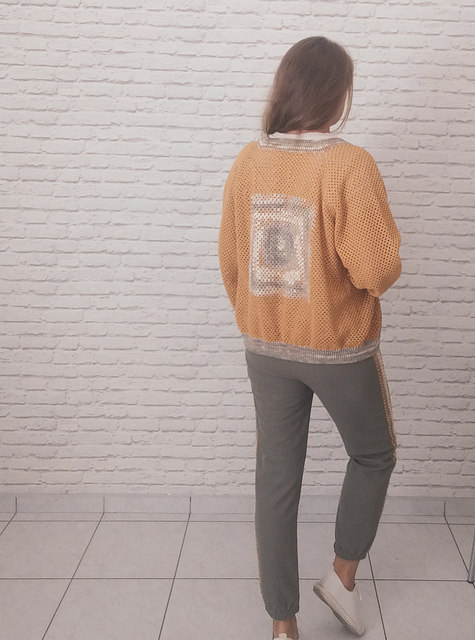 Ravelry: crochet bomber granny square pattern by violetta gretsinger