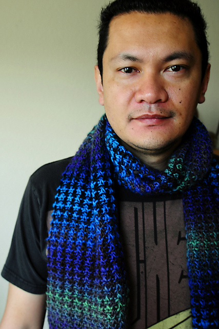 Ravelry: The Noro Slip Stitch Stripe Scarf pattern by Renee M
