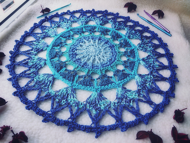 Ravelry: Azure Spire Mandala pattern by Viva