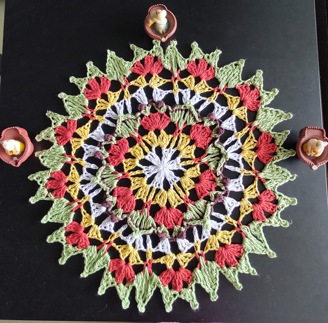 Ravelry: Summer Salad Mandala pattern by Viva