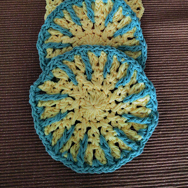 Ravelry: Pina Colada Coasters pattern by Viva