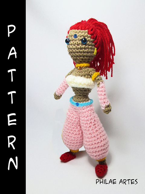 Ravelry: Nabooru Gerudo (Zelda) - Amigurumi pattern by Vivianne Russo ...