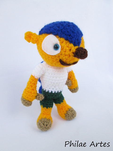 Ravelry: Fuleco FIFA 2014 Worldcup Amigurumi pattern by Vivianne Russo ...