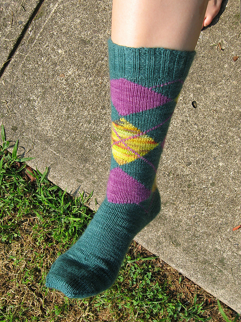 Ravelry: Seamless Argyle Sock Pattern Generator pattern by Lucia Liljegren