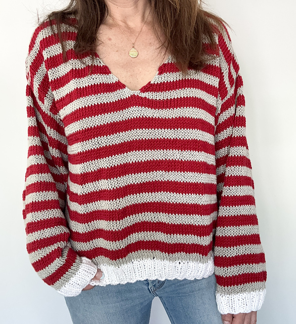 Ravelry: Simple Happy Pullover pattern by Vanessa Cayton