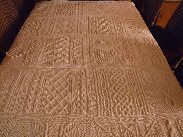 Ravelry: The Great American Aran Afghan pattern by Knitter's Design Team