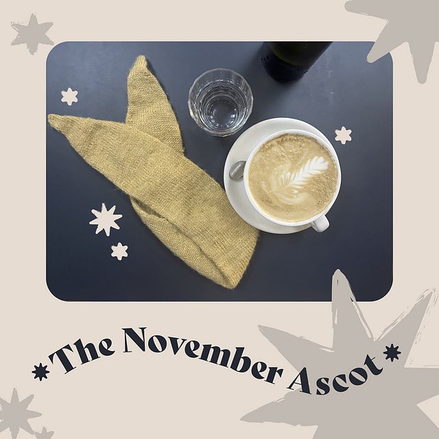 Ravelry: The November Ascot pattern by Margo Winter