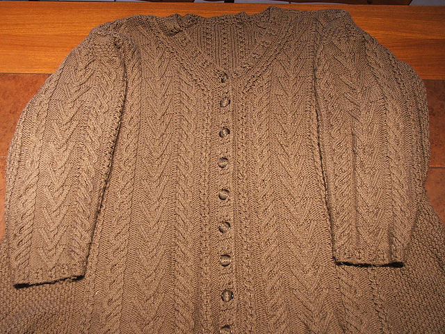 Ravelry: A-Line Aran pattern by Kathy Zimmerman