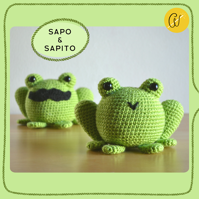 Ravelry: Sapo & Sapito pattern by Carolina Dias