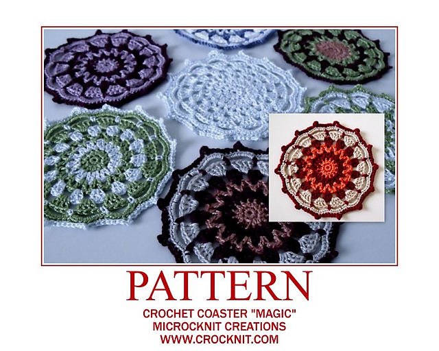 Ravelry: Crochet Coaster MAGIC pattern by Barbara Summers
