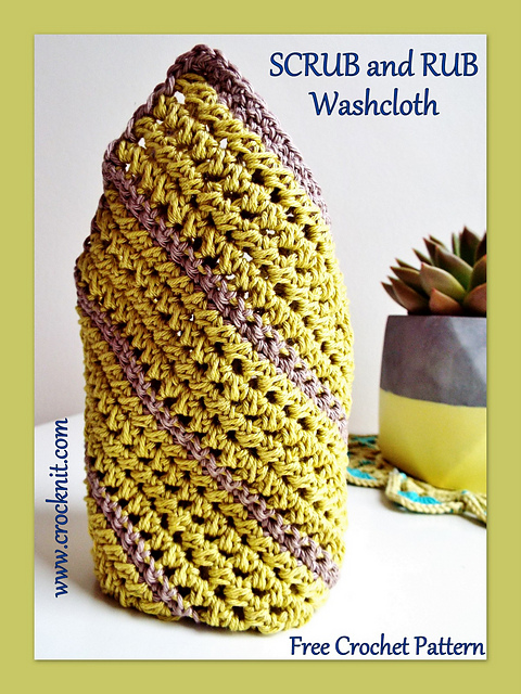 Ravelry: SCRUB and RUB Washcloth pattern by Barbara Summers