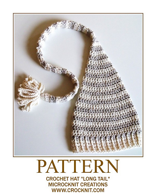 Ravelry: Crochet Hat "Long Tail" pattern by Barbara Summers